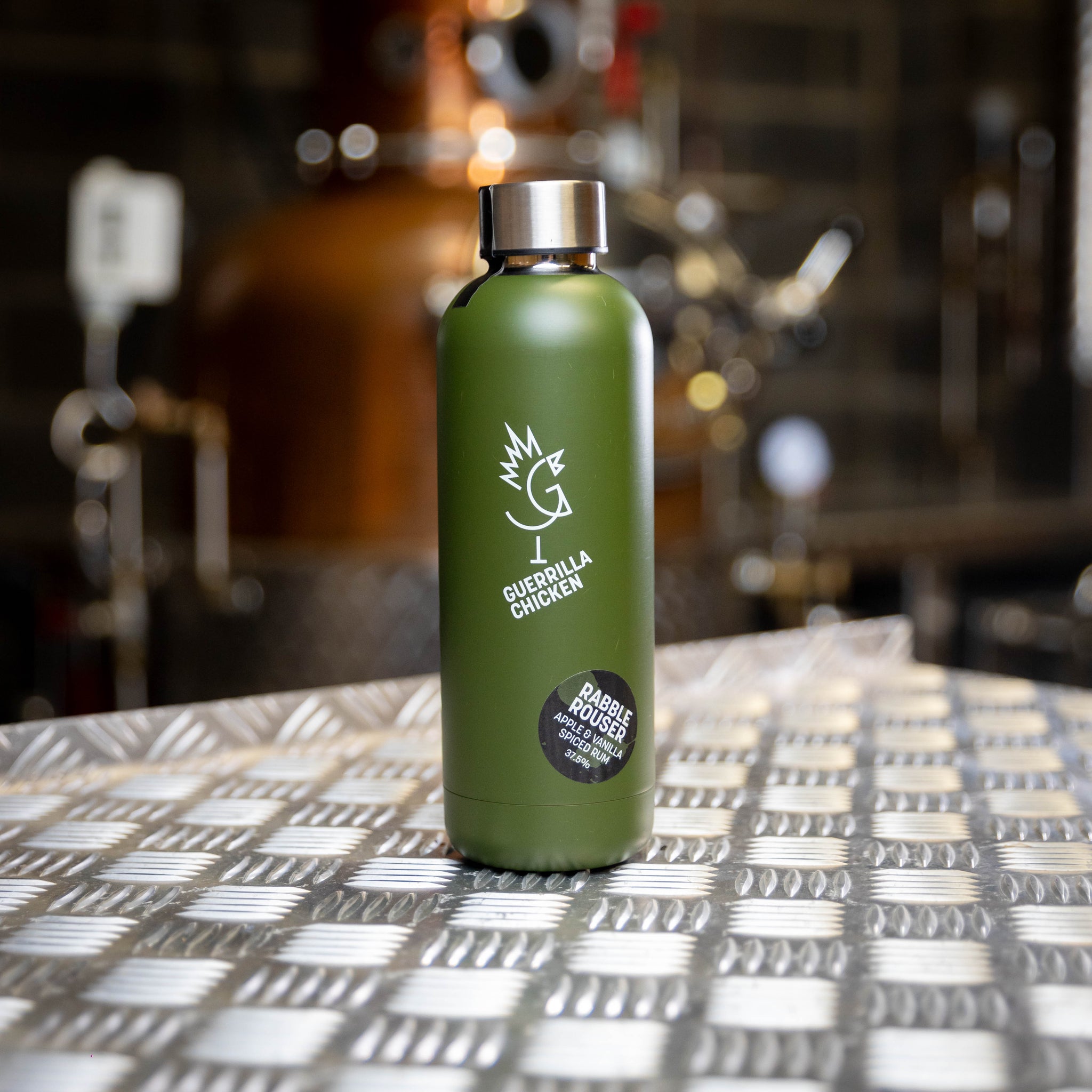 Guerrilla Chicken. Craft Spirits in Reusable Bottles